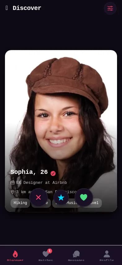 Modern Date Match