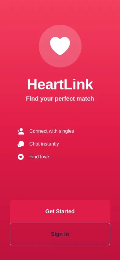 HeartLink Dating App