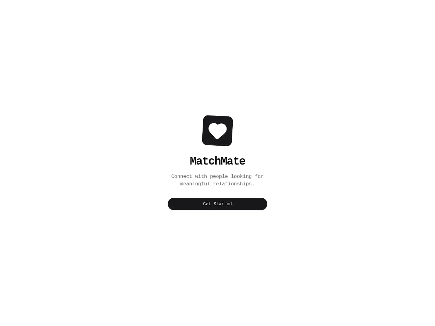 MatchMate Dating App