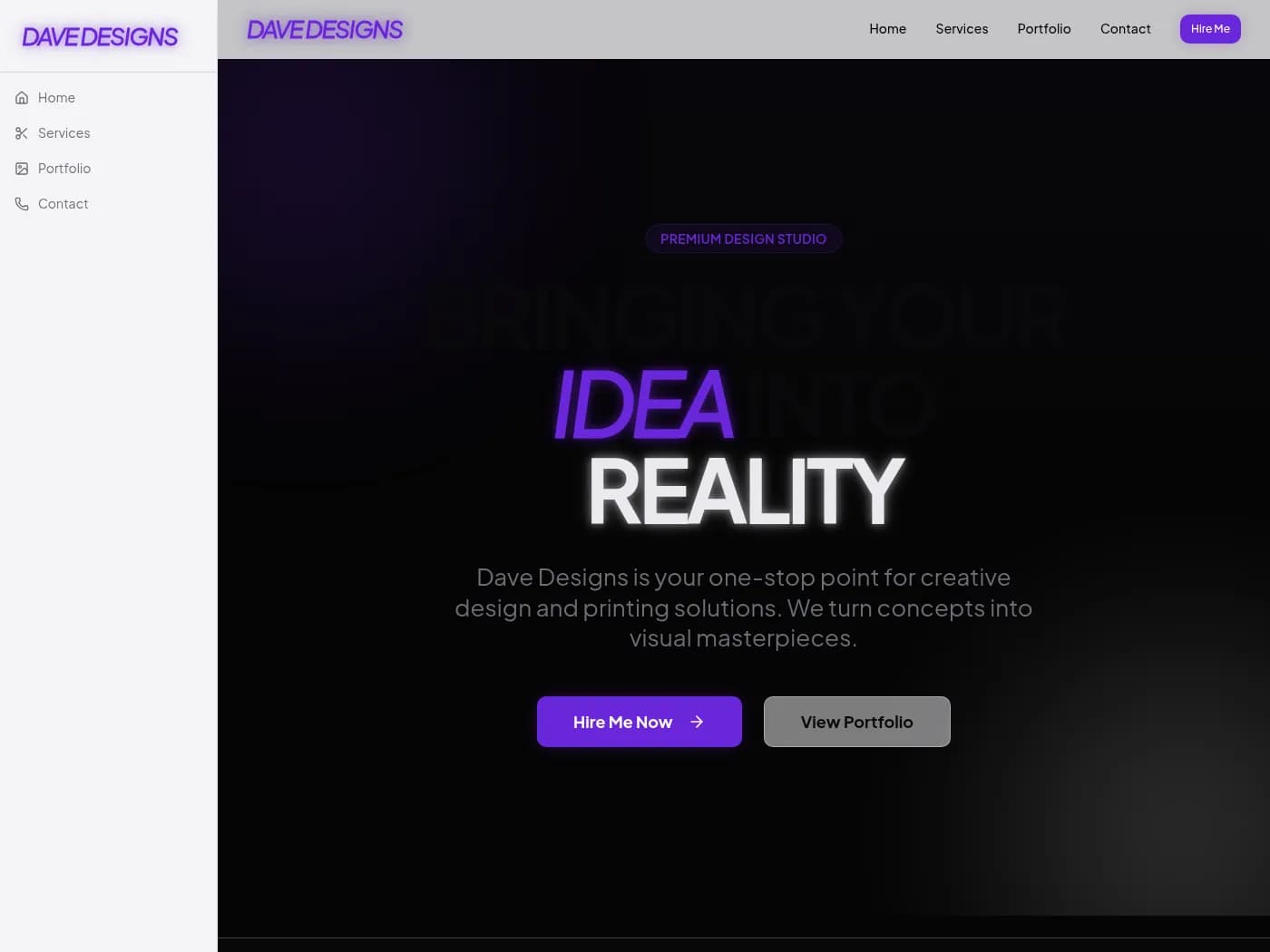 Dave Designs Portfolio