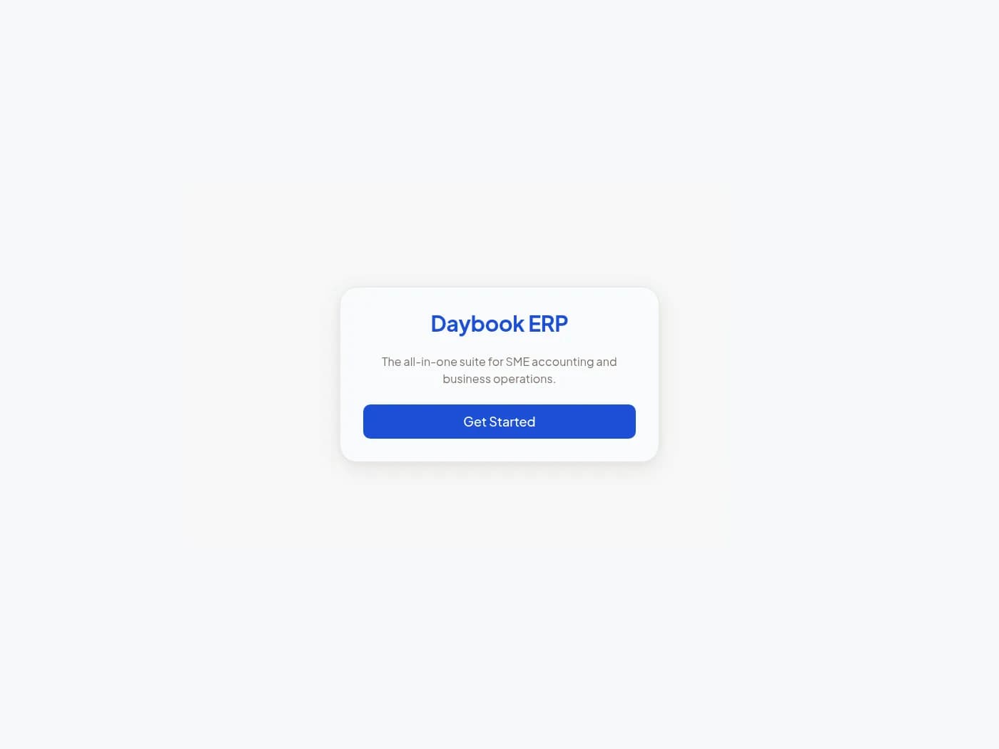 Daybook ERP Suite