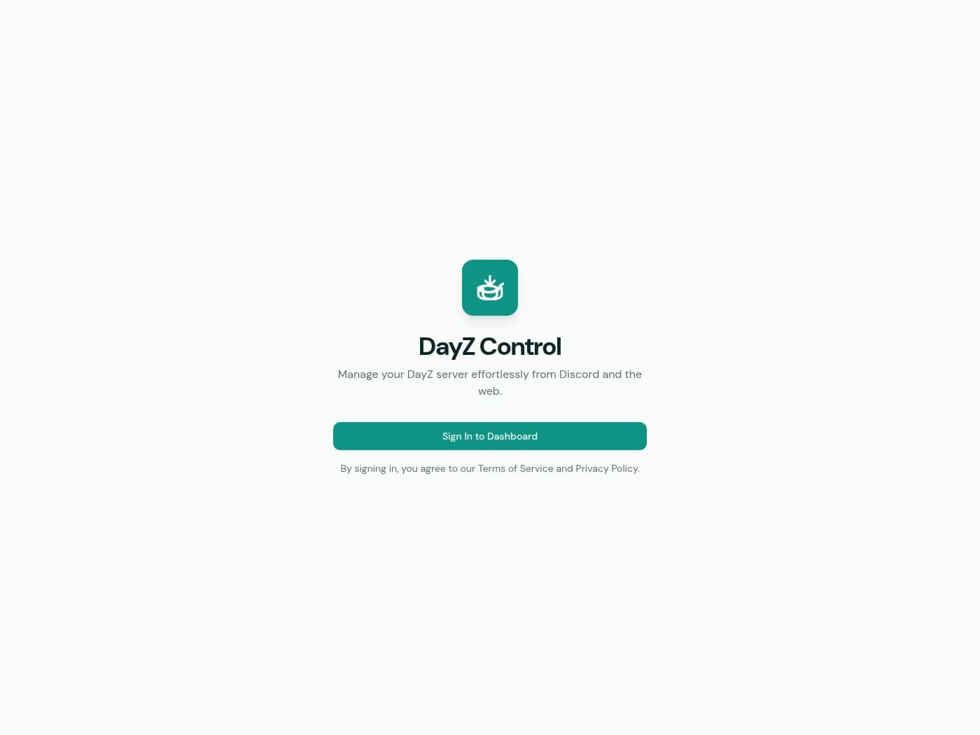 DayZ Discord Control Bot