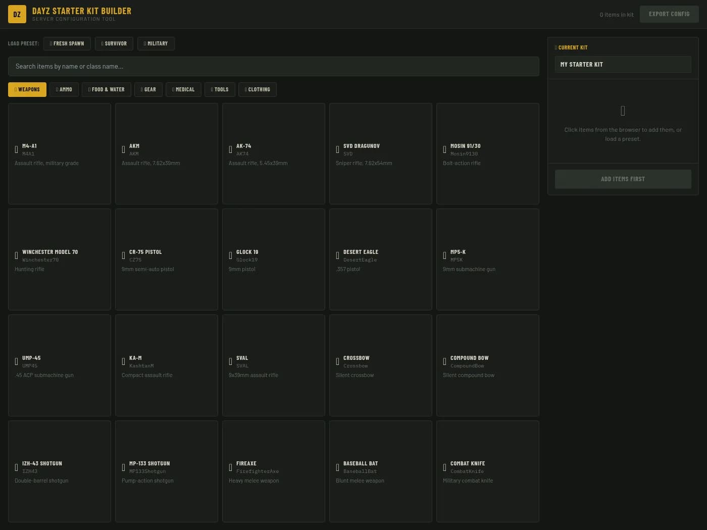 DayZ Server Starter Kit