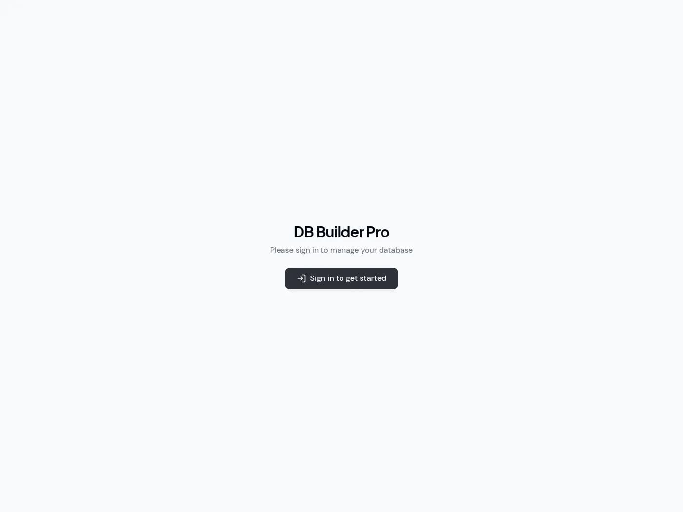 DB Builder Pro