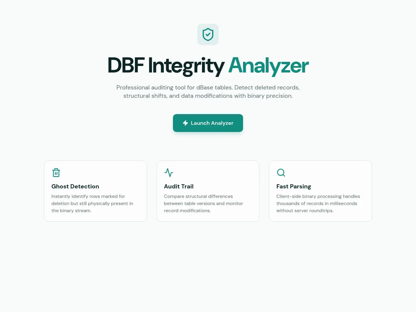 DBF Change Analyzer