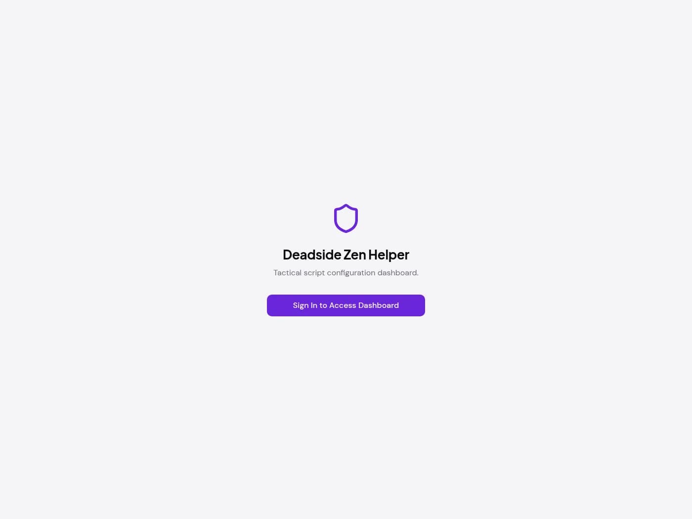 Deadside Zen Helper