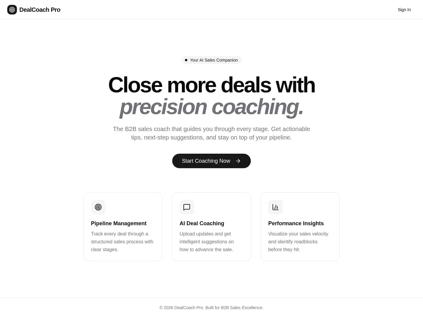 DealCoach Pro