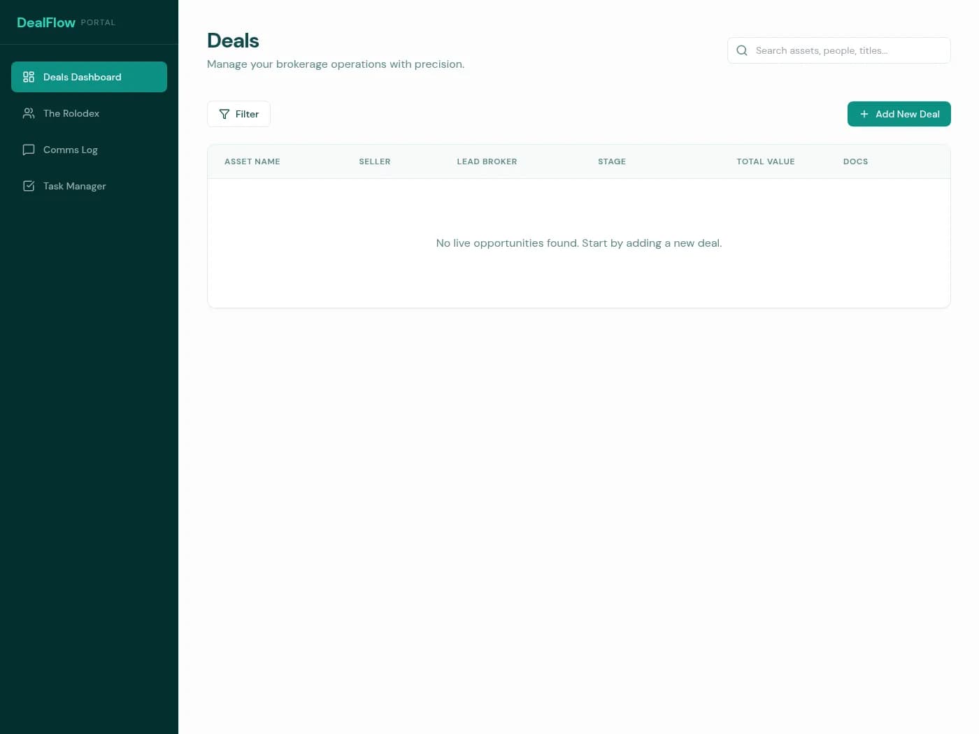 DealFlow Portal