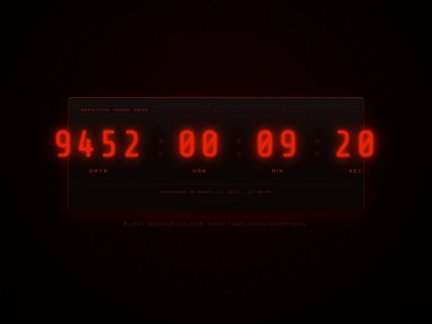 Death Clock Retro