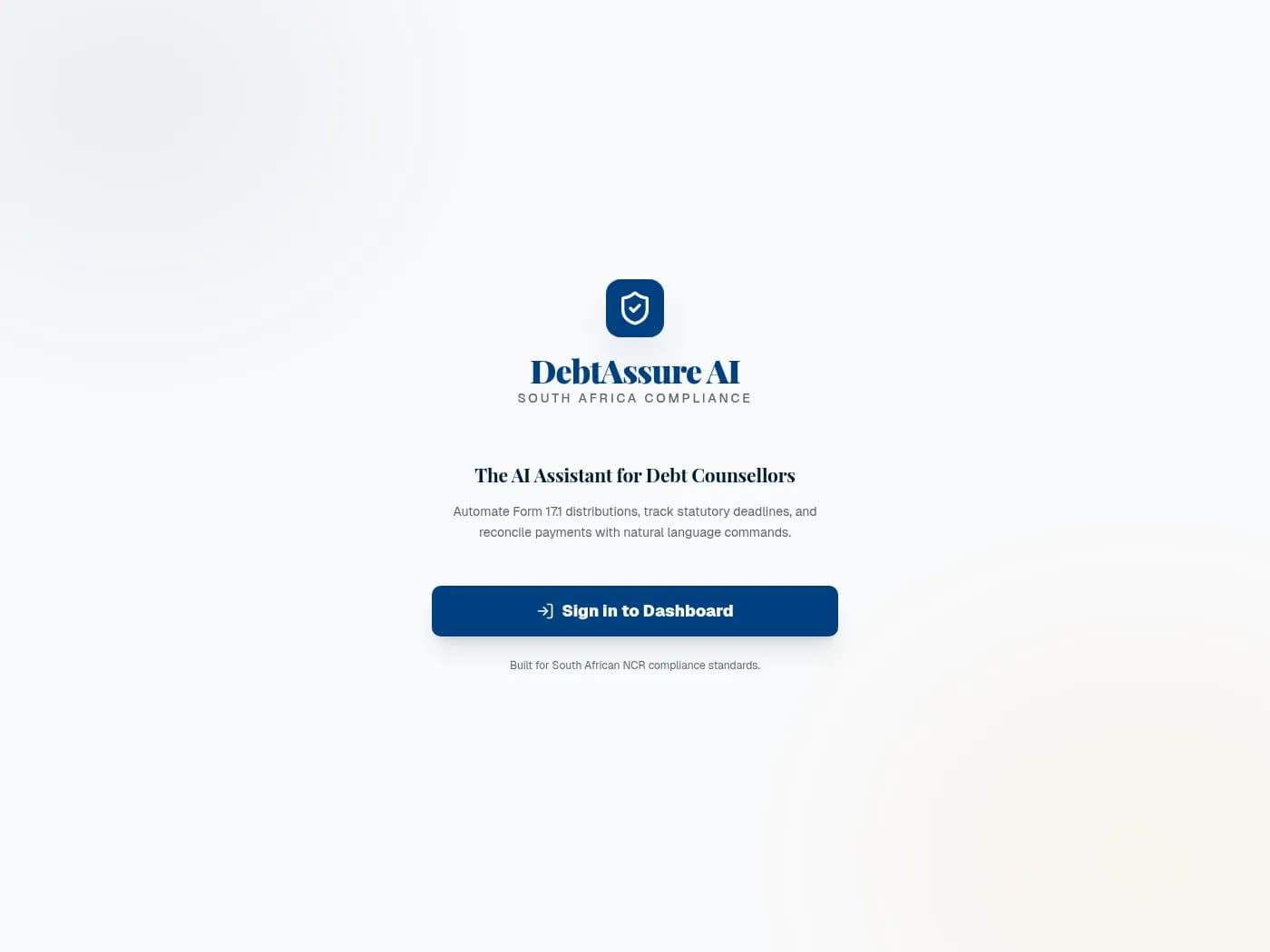DebtAssure AI Assistant