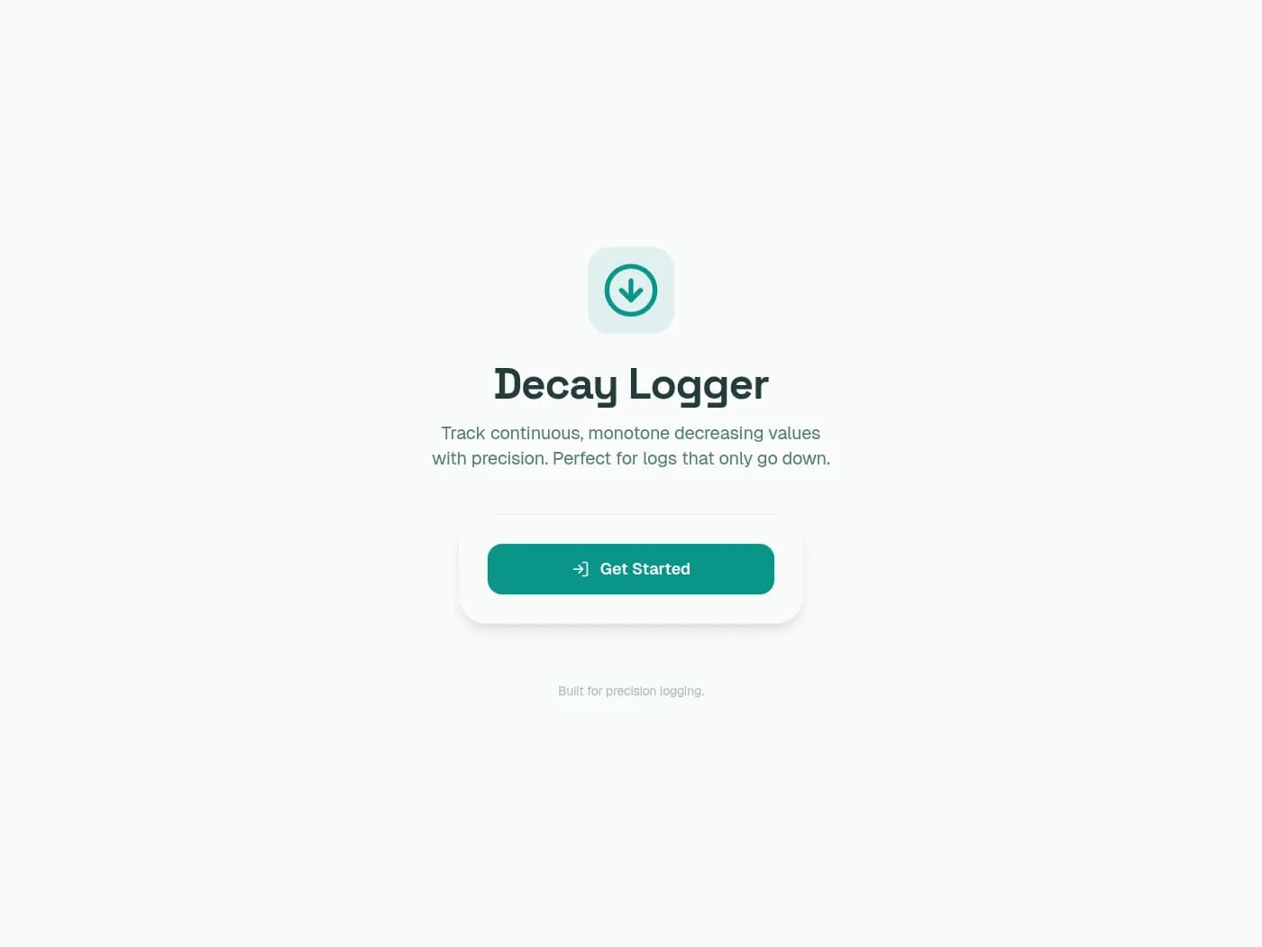 Decay Logger