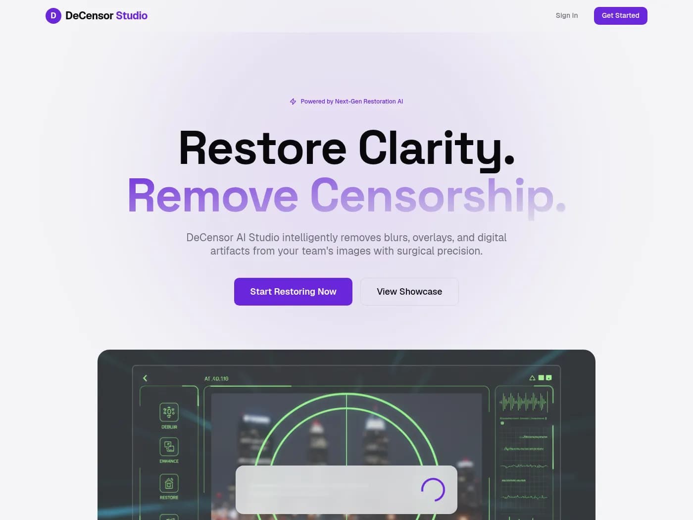 DeCensor AI Studio