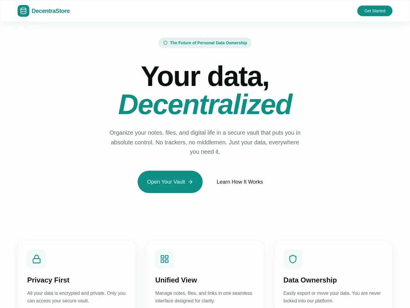 DecentraStore