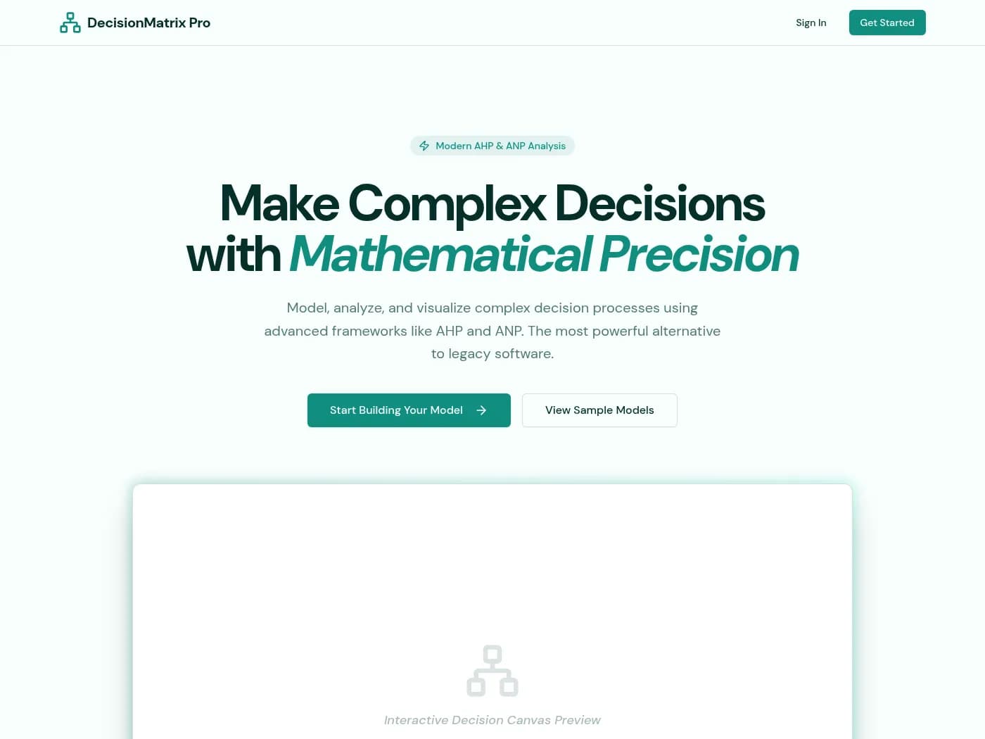 DecisionMatrix Pro