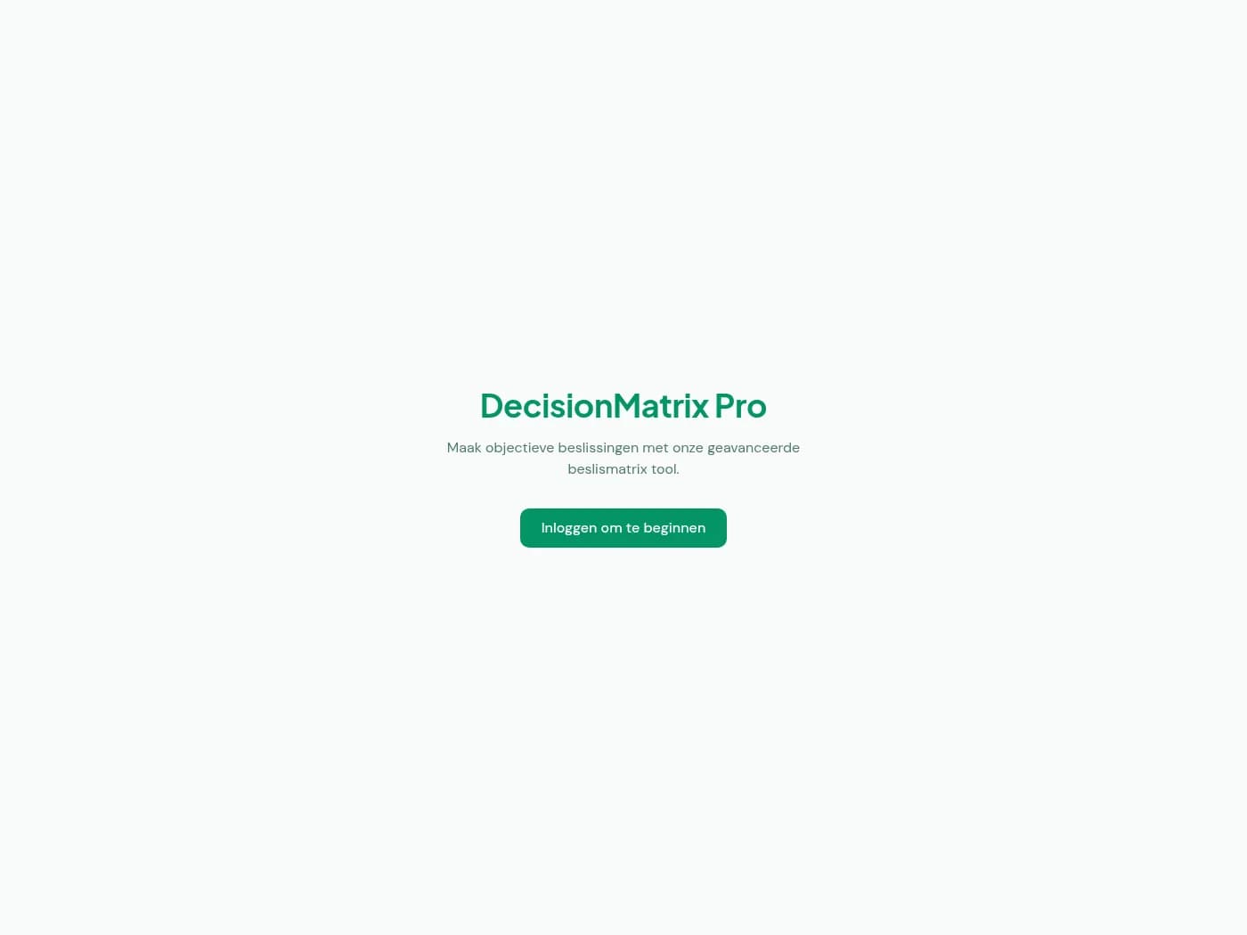 DecisionMatrix Pro