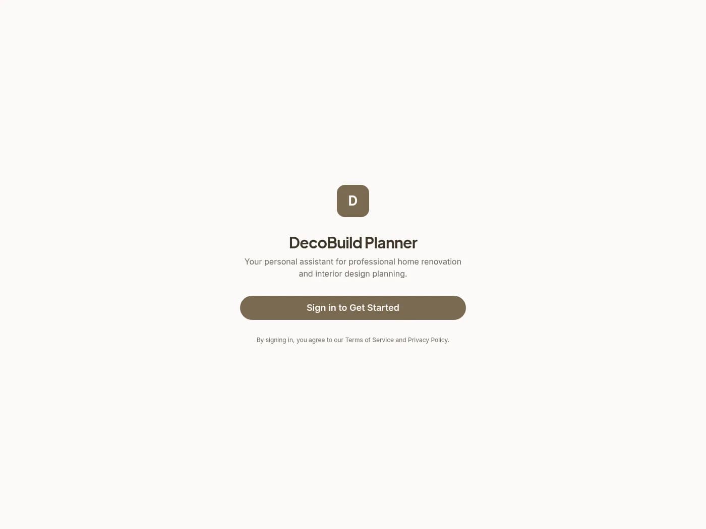 DecoBuild Planner