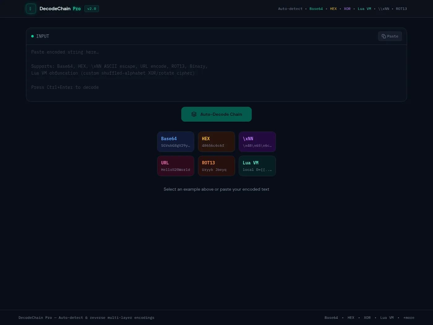 DecodeChain Pro