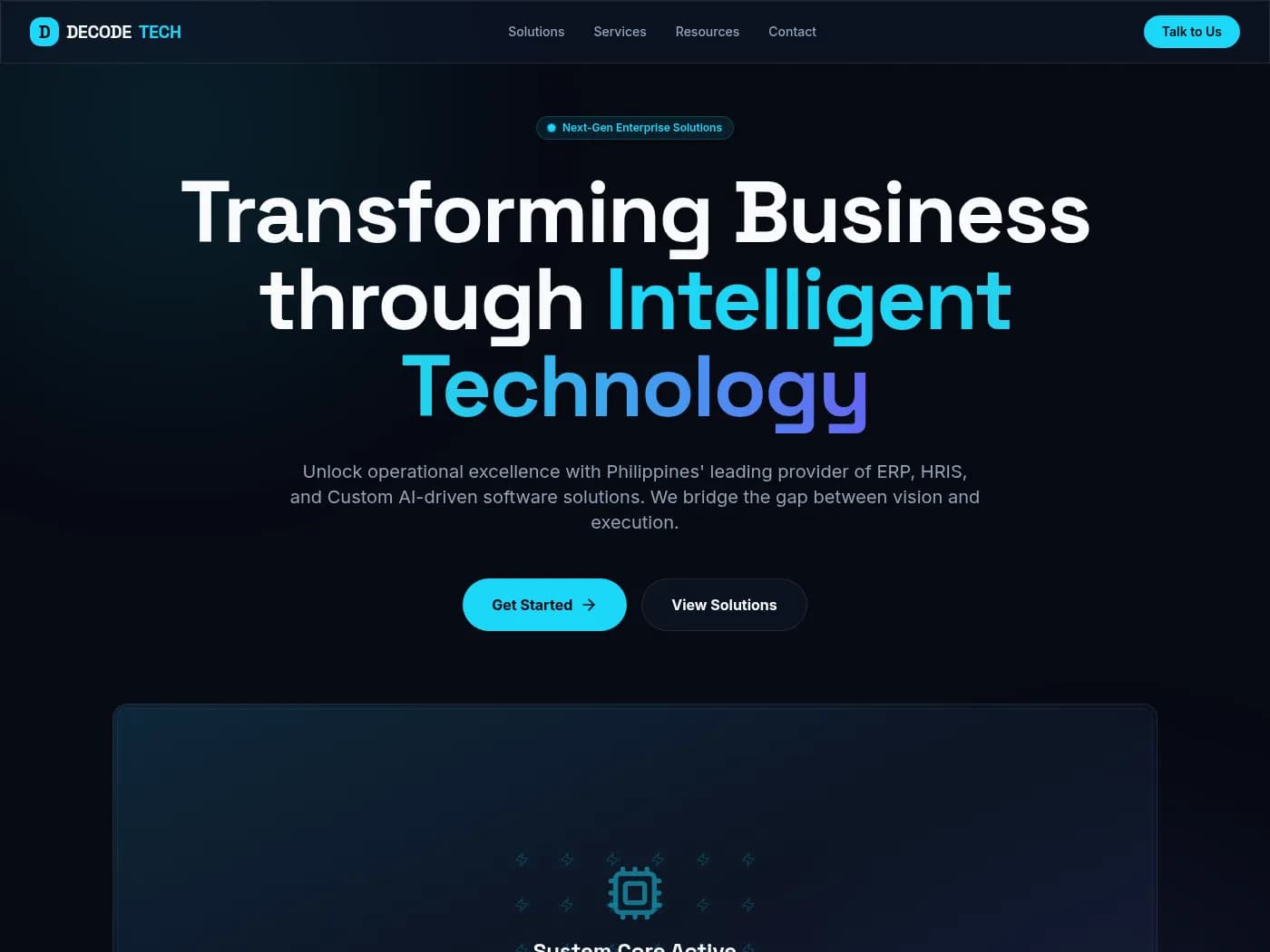 Decodetech Redesign