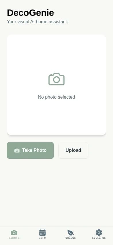 DecoGenie AI Decor Assistant