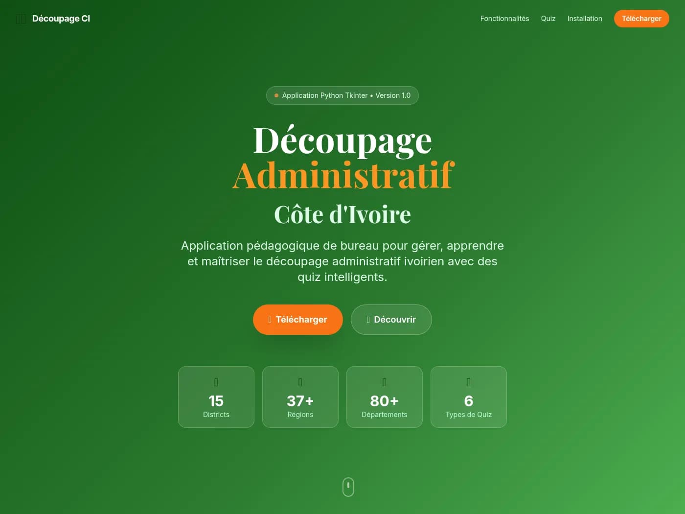 Admin Découpage Côte d’Ivoire