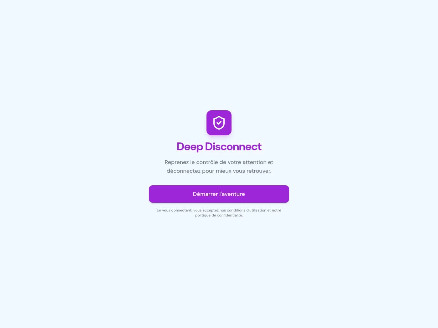 Deep Disconnect App