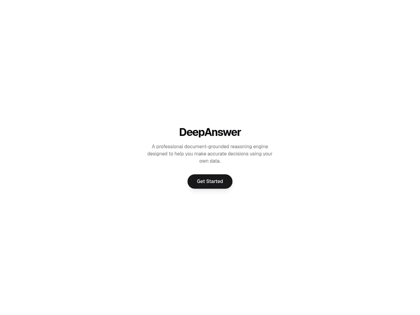 DeepAnswer Reasoning Engine