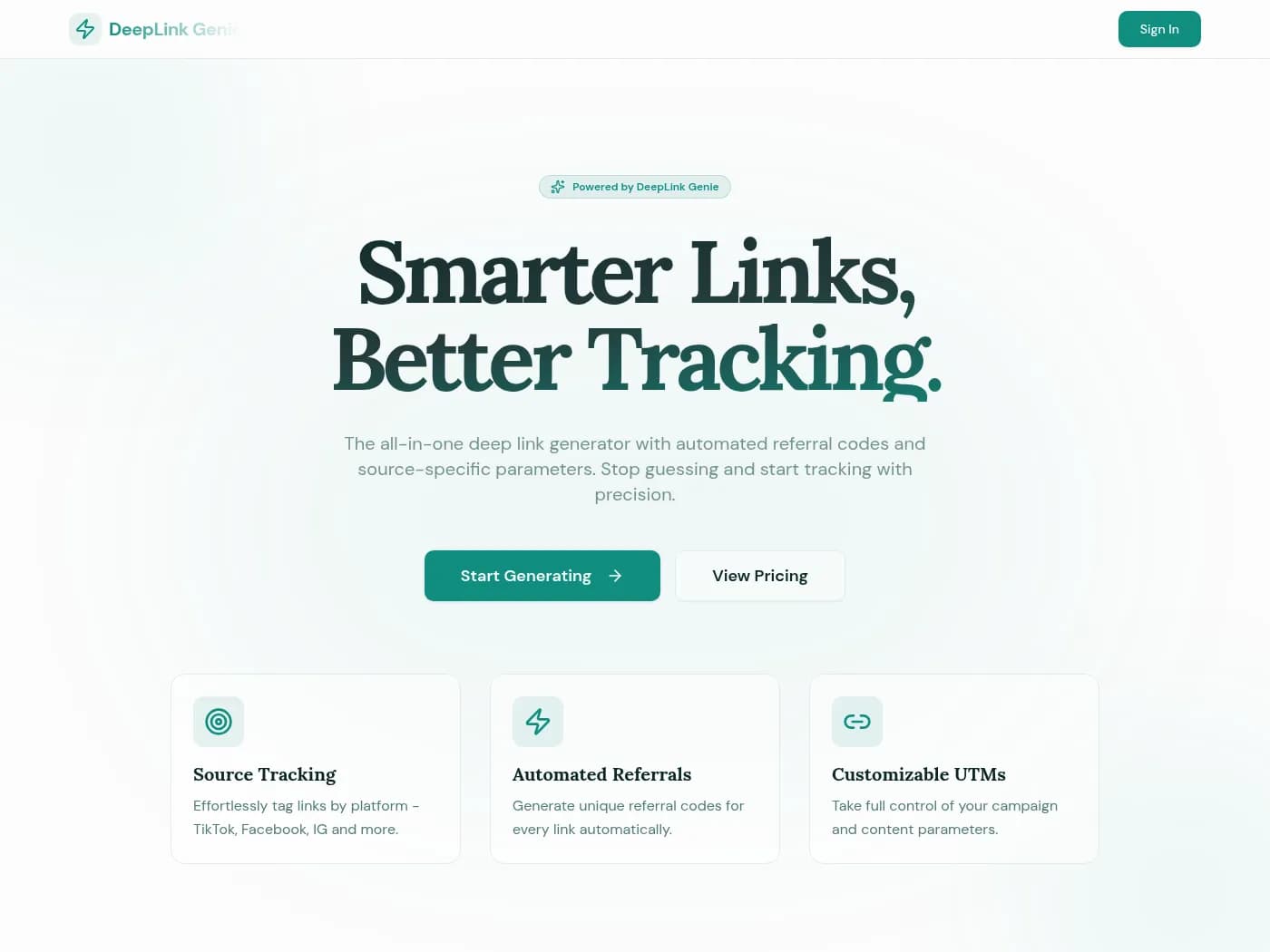 DeepLink Genie