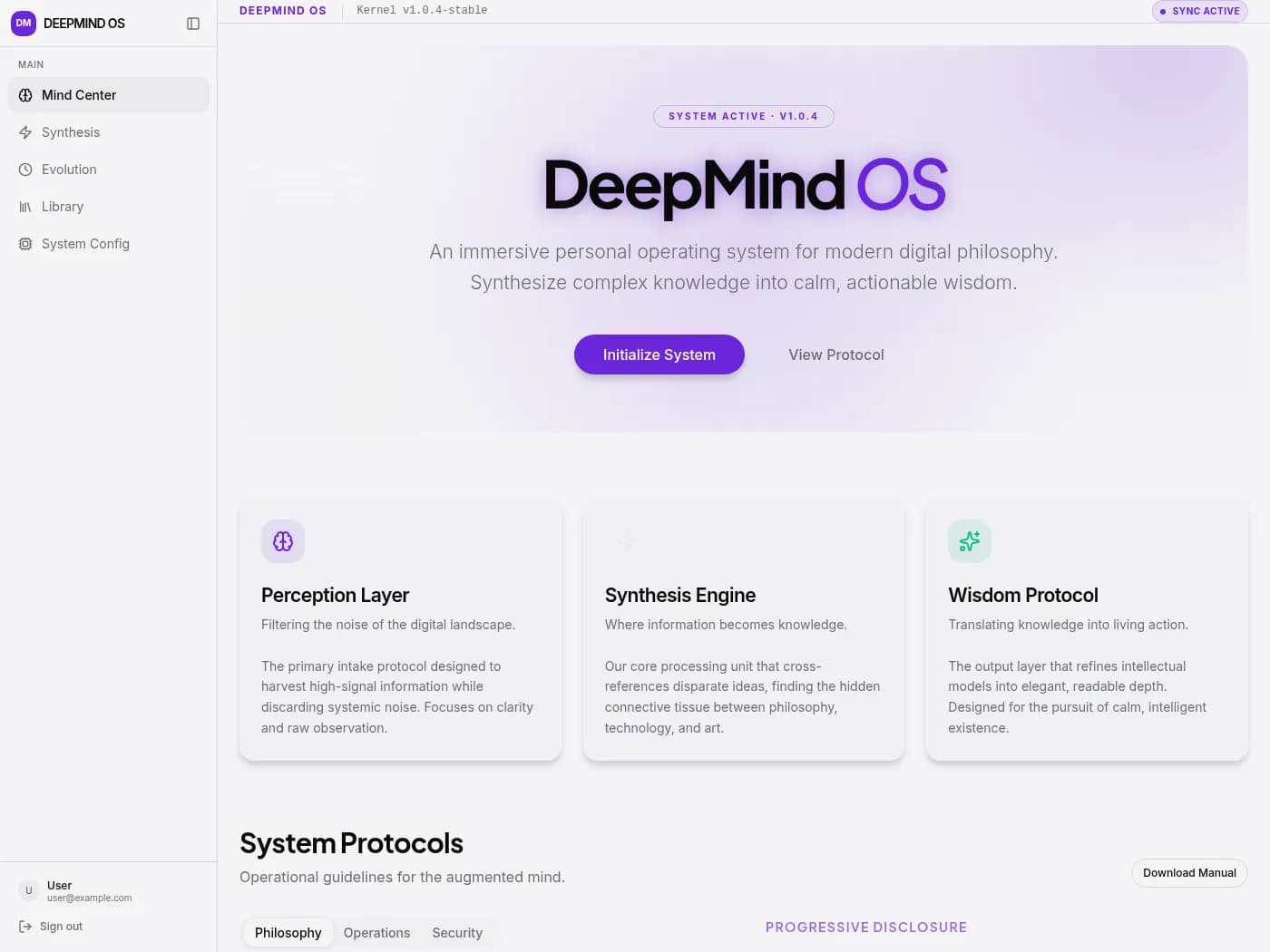 DeepMind OS