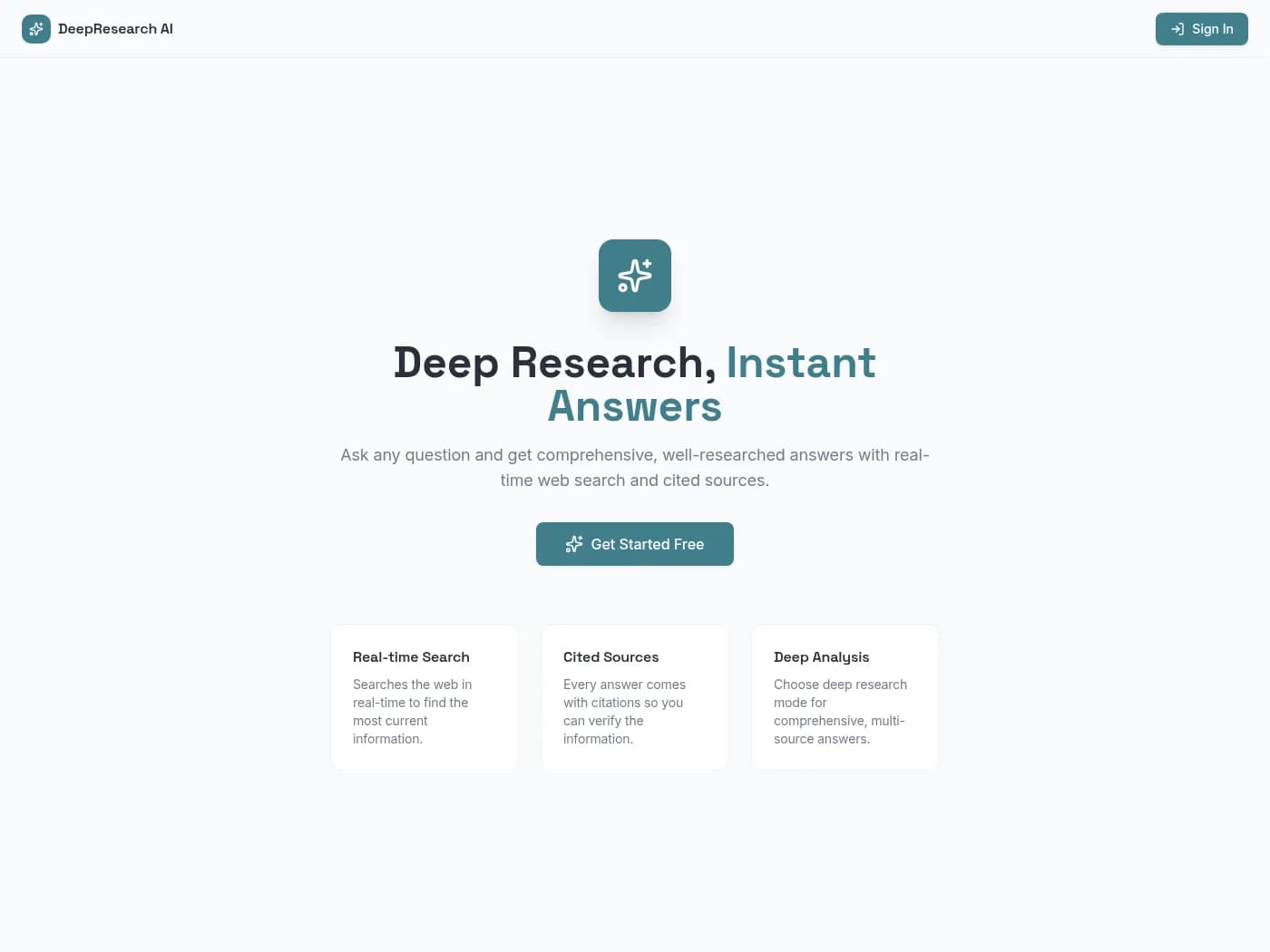 DeepResearch AI