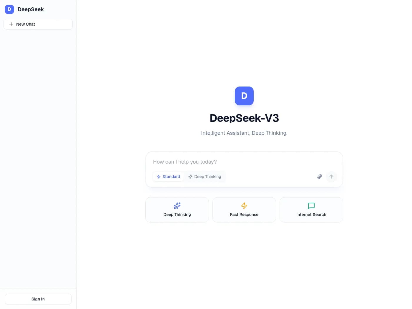 DeepSeek AI Clone
