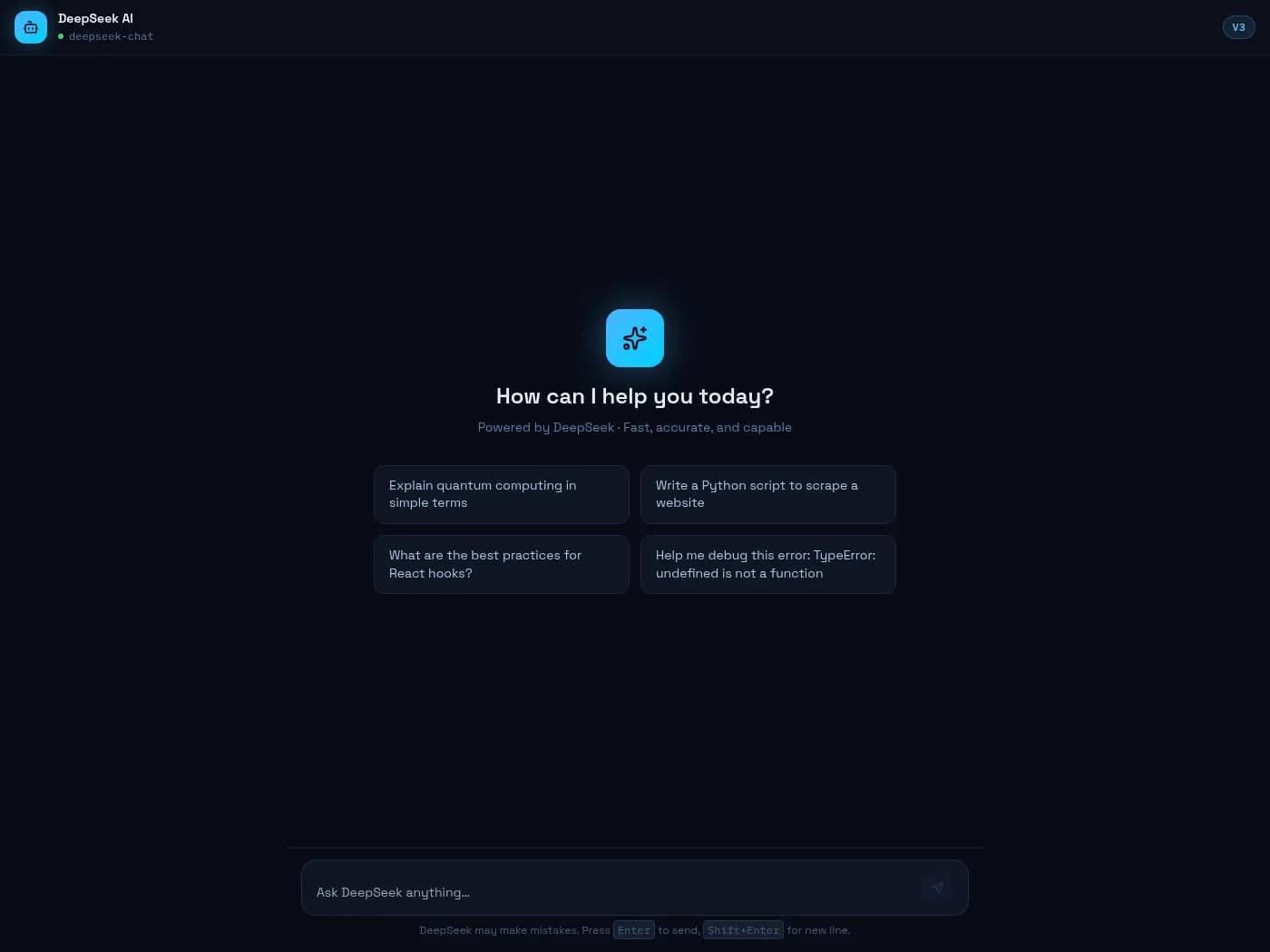 DeepSeek AI Chatbot