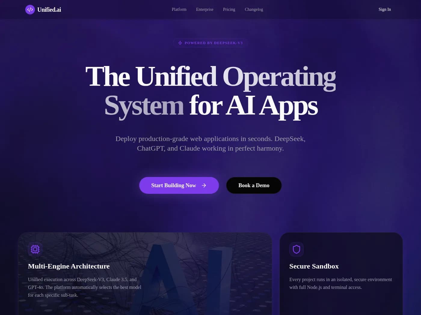 DeepSeek Web Builder