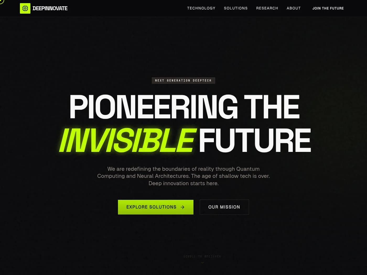 DeepTech Innovators Site