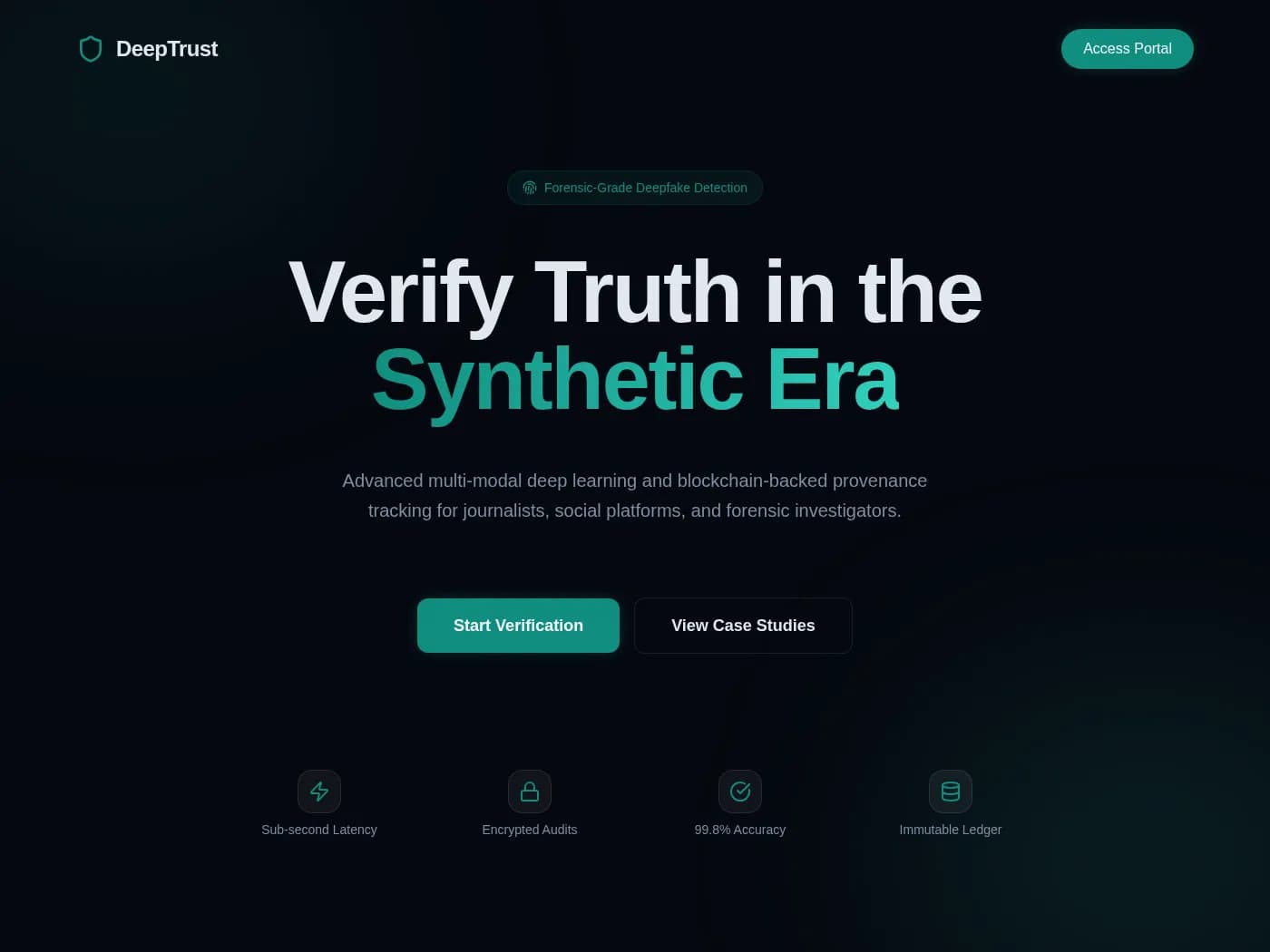 DeepTrust AI Verifier