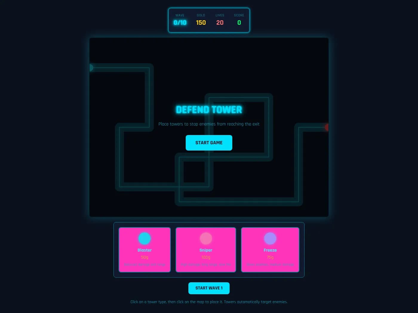 Defend Tower 2D