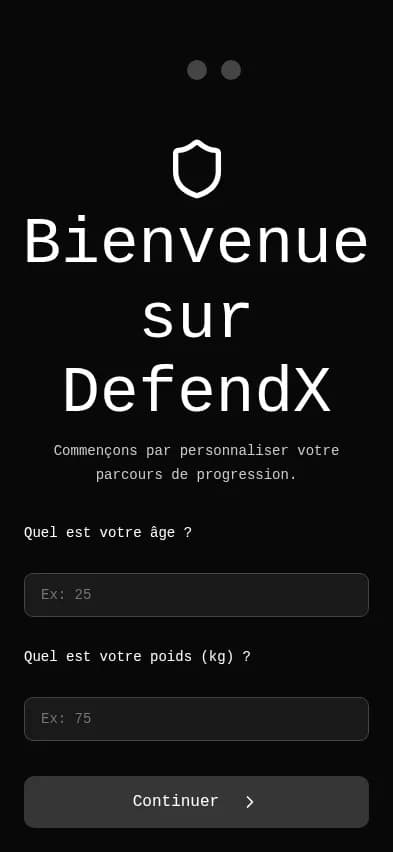 DefendX Progress Coach