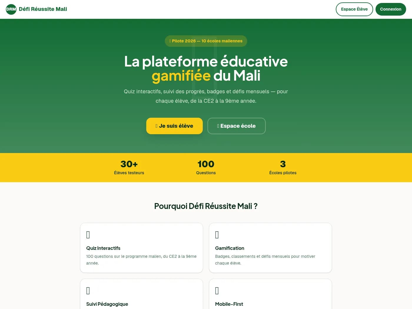 Défi Réussite Mali