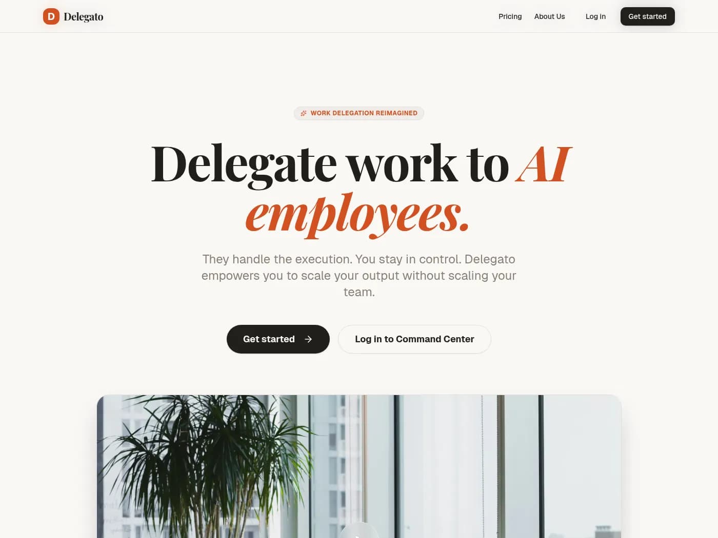 Delegato SaaS UI