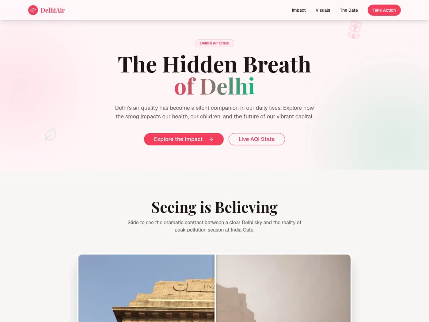 Delhi Air Impact Site