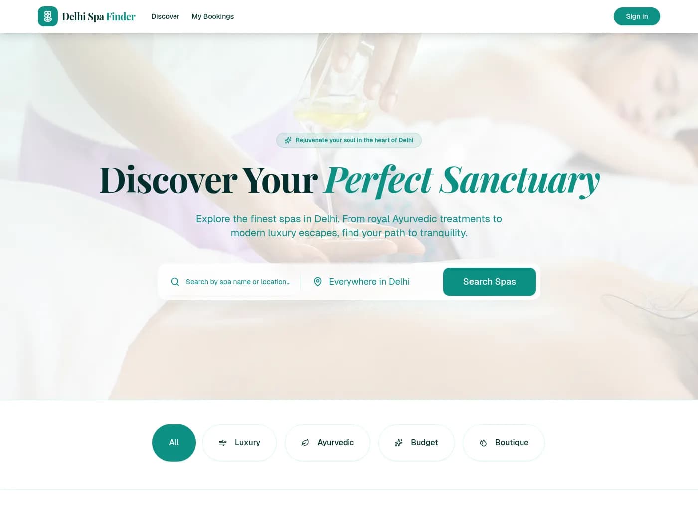 Delhi Spa Finder