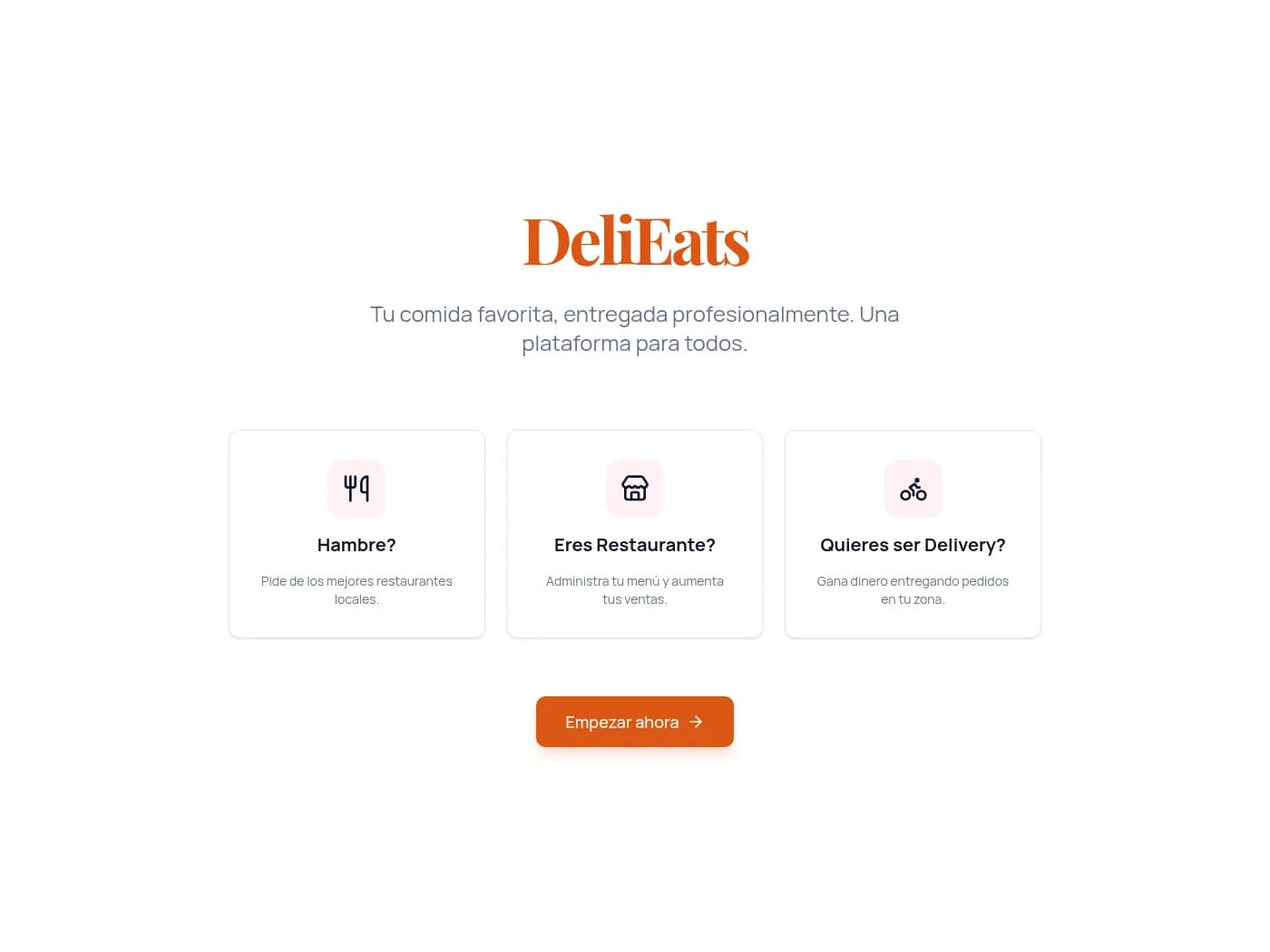 DeliEats Platform