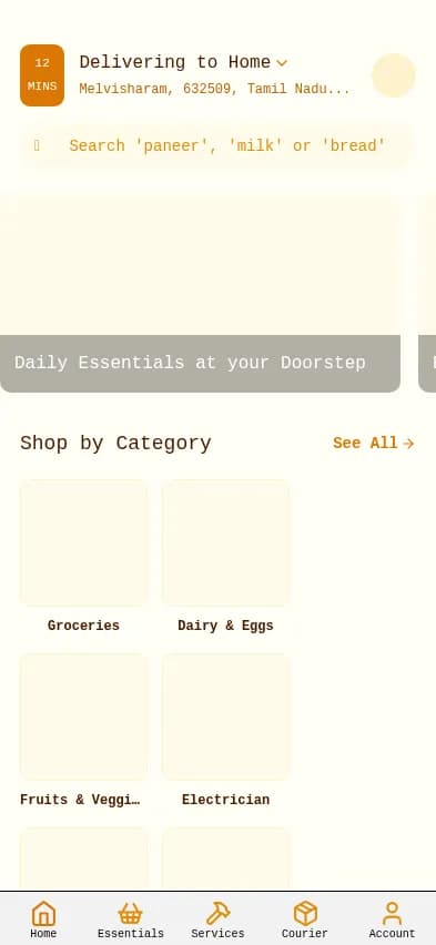 DeliShare Local Delivery App