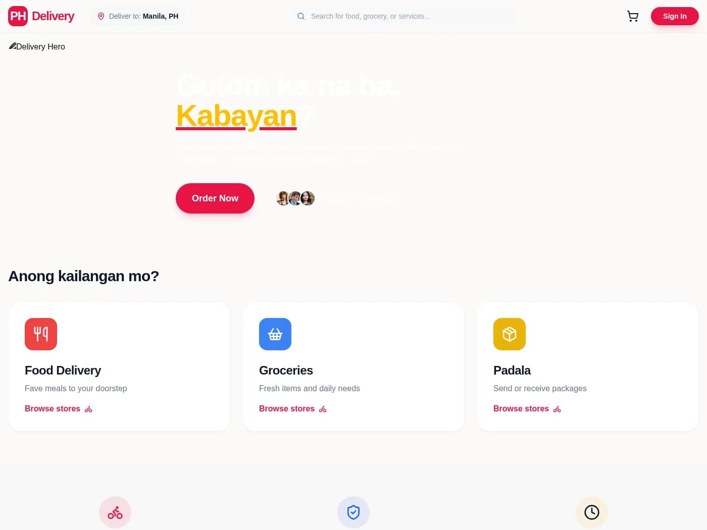 Pinoy Delivery App