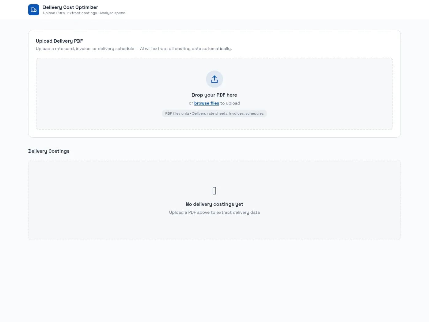 Delivery Cost Optimizer