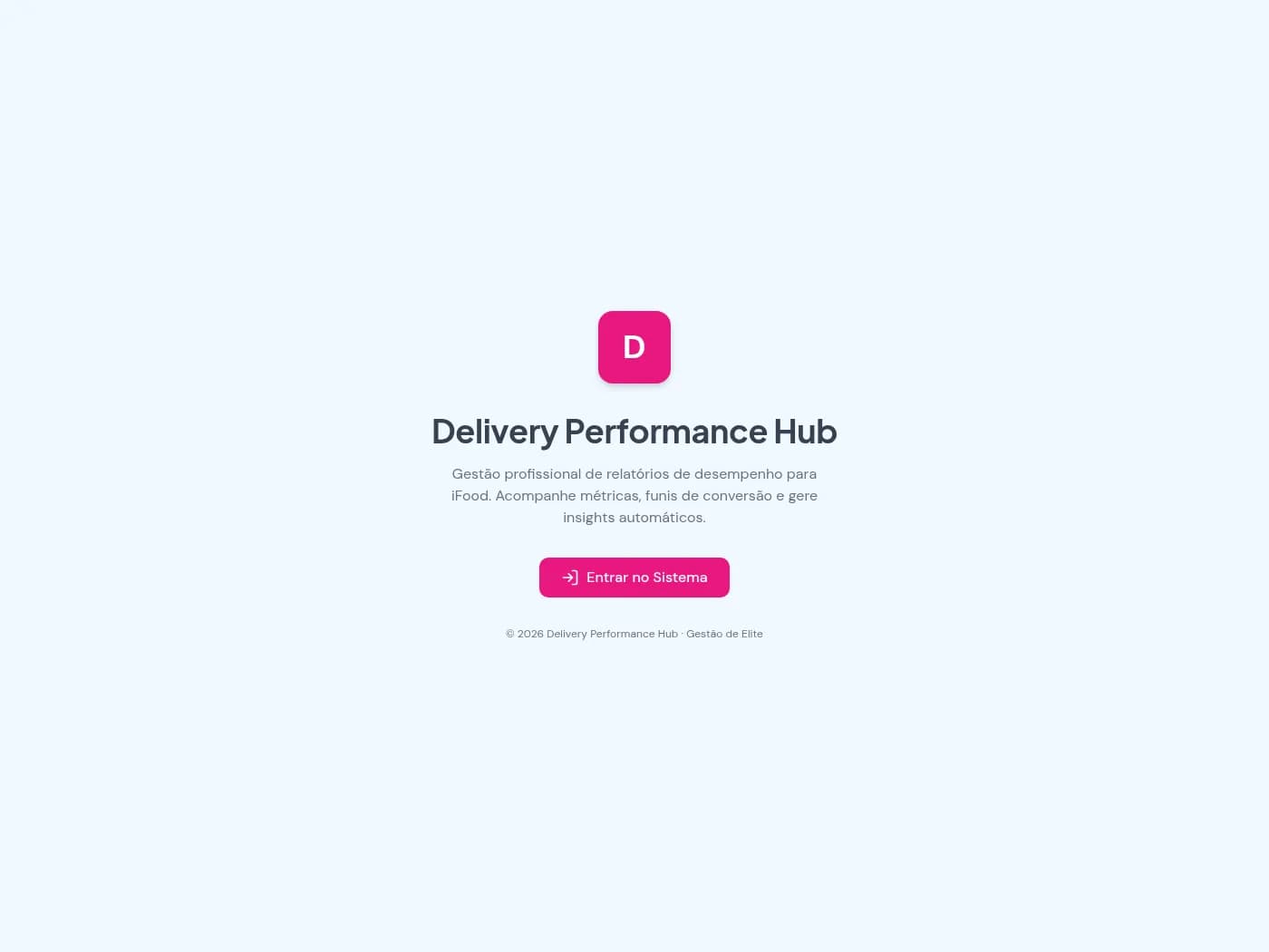 Delivery Performance Hub