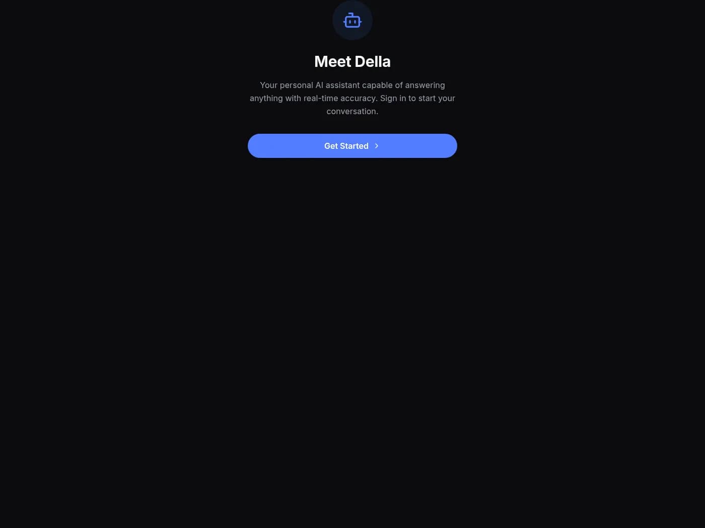 Della AI Chat Website