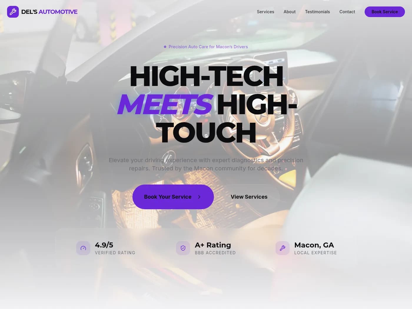 Del's Automotive Digital Hub