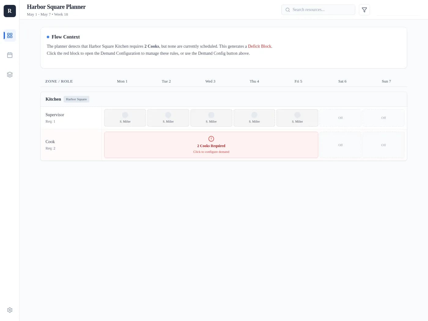 Demand Config UI Modal