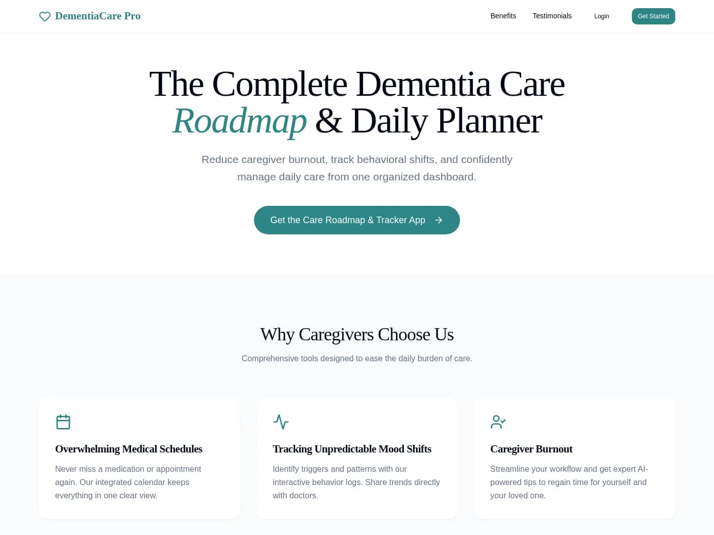 Dementia Caregiver Pro Suite
