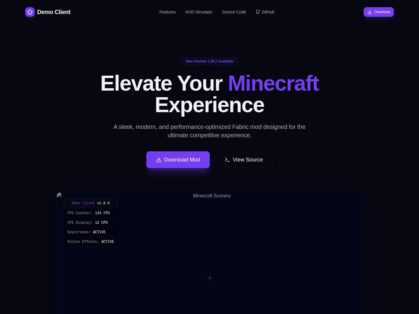 Demo Client Mod